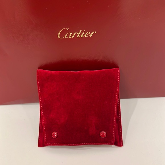 Cartier | Jewelry | Authentic Cartier Jewelry Travel Pouch | Poshmark